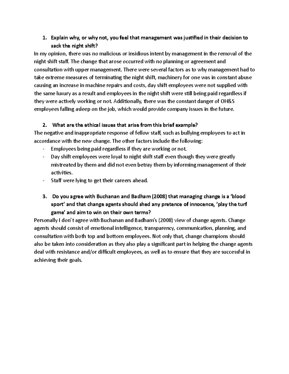 Module 6 Case Study Response - Explain why, or why not, you feel that ...