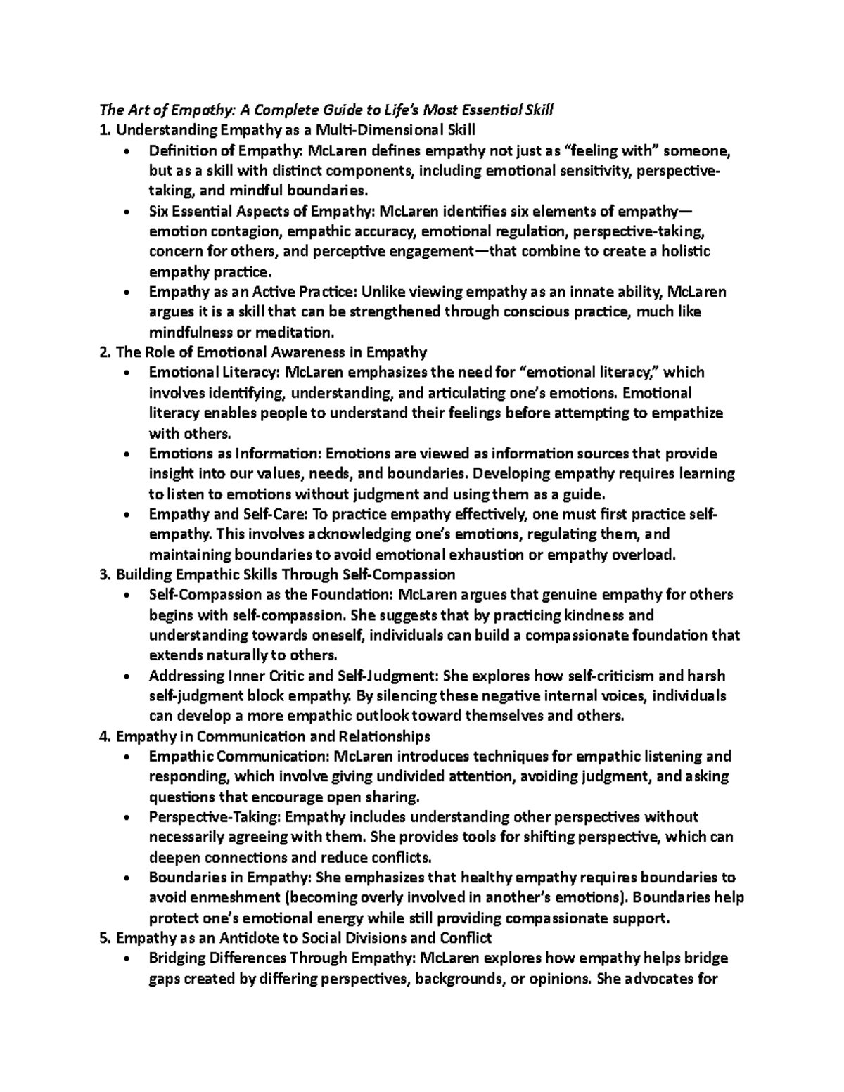 The Art of Empathy - These are materials that are used for studying and ...