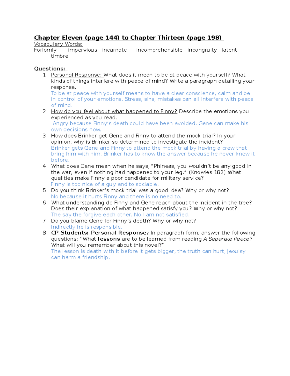 Chapter 11-13 per6 - Chapter Eleven (page 144) to Chapter Thirteen ...