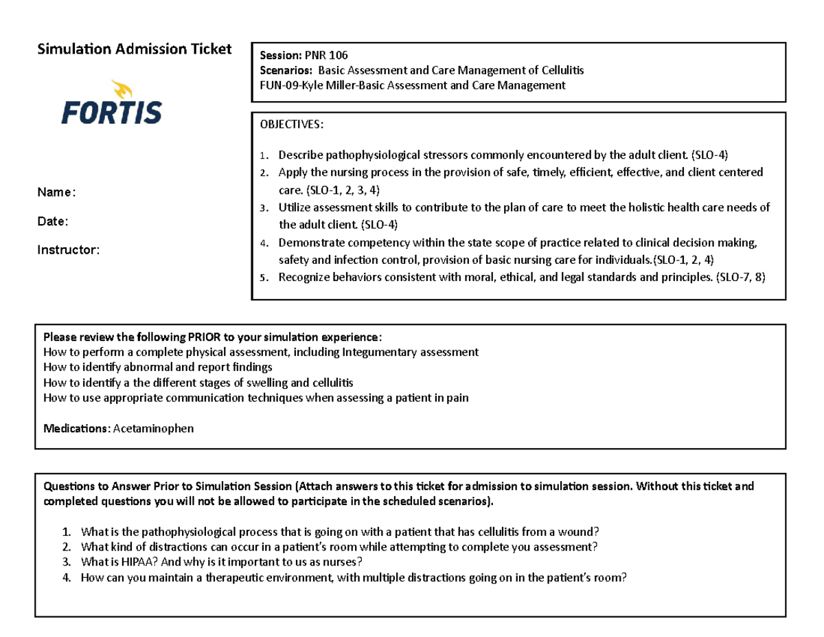 FUN-09-Kyle Miller-Basic Assessment and Care Management - Simulation ...