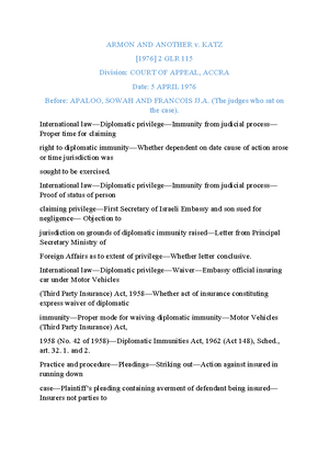 RE Akoto AND 7 Others FULL CASE PDF. - RE: AKOTO AND 7 OTHERS, [1961 ...