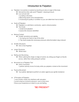 KAAP 107 Body Structures - KAAP107 - Studocu