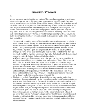 D172 Performance Task 2 - Evaluating Learning and Instruction Performance Task 2 D Pre ...