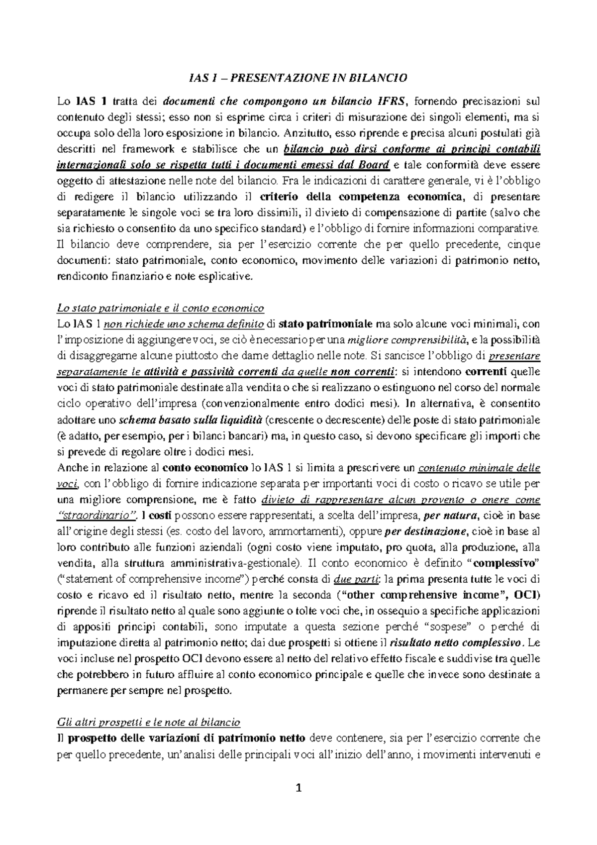 Introduzione AI Principi Contabili Internazionali - Giussani - Warning: TT: undefined function ...