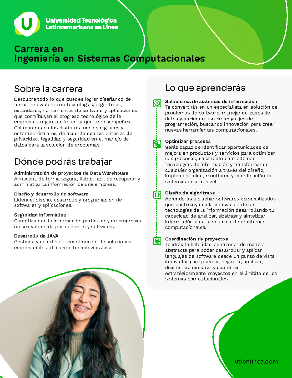 Utel Peru Fichas Tecnicas Carrera Sistemas Computacionales - Carrera en Ingeniería en Sistemas ...