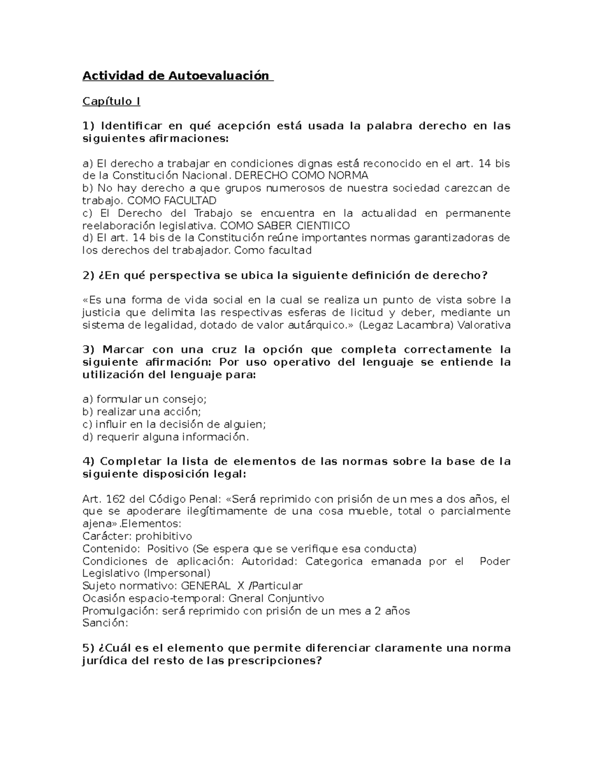 A.A. Capítulo I - sadsadas - Actividad de Autoevaluación Capítulo I ...