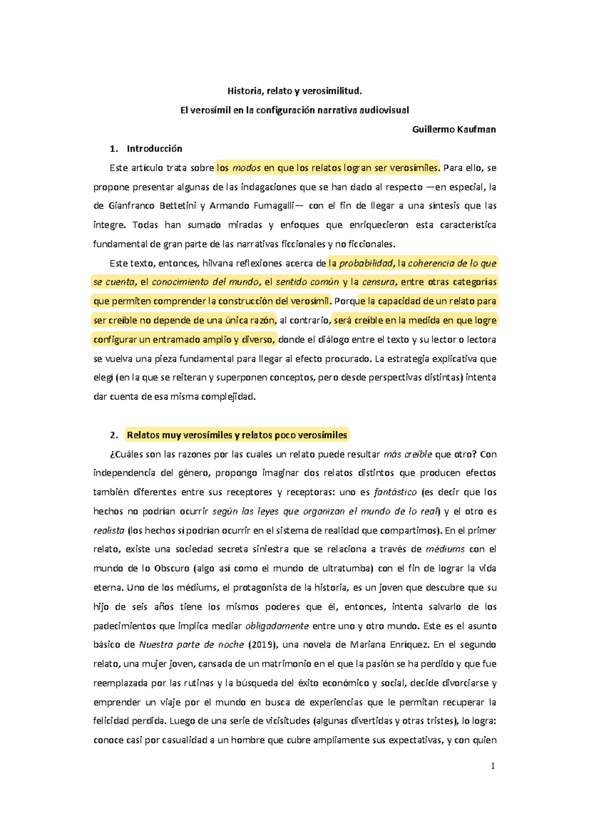 Kaufman, Guillermo (2020)- “Historia, relato y verosimilitud. El ...