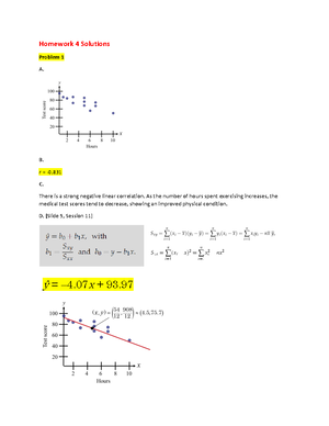 Homework 3 - Solution - Homework # 3 Solutions Problem 1. We assume ...