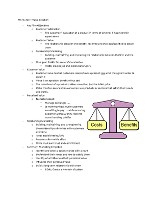 MKTG 300 - Module 3 Notes - MKTG 300 – Marketing Ethics Ethics - The ...