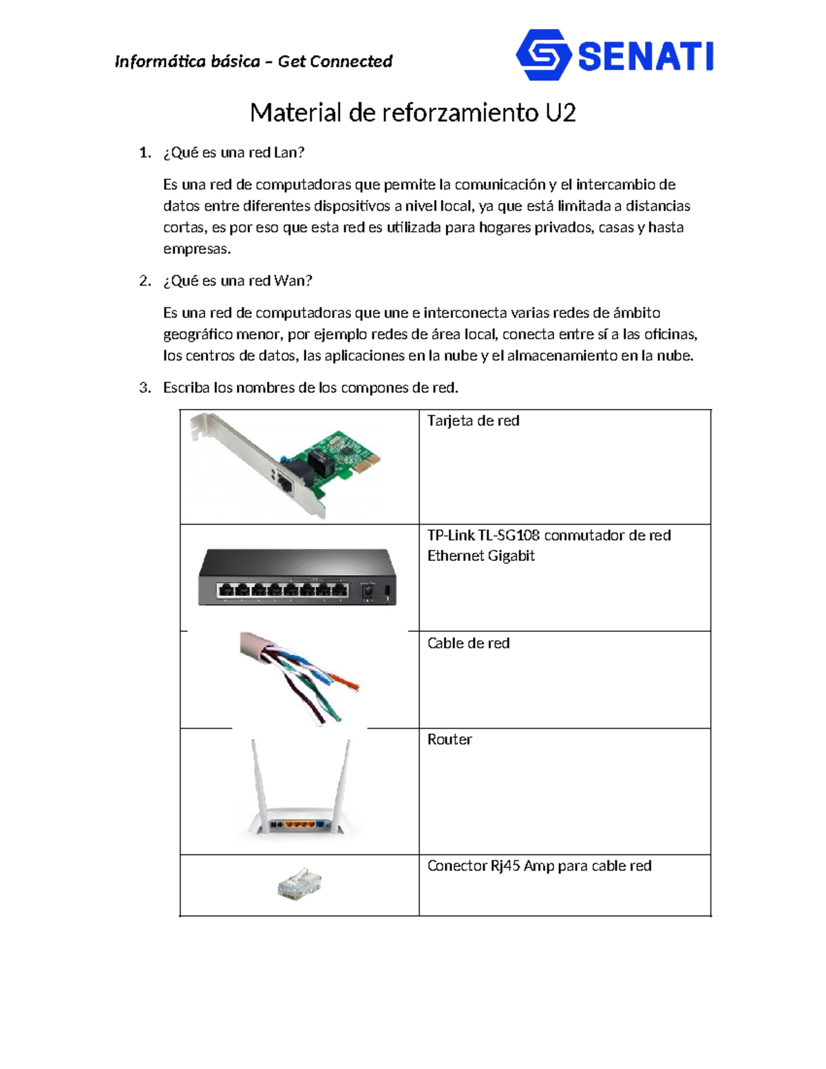 Tarea unidad 2 - Informática básica – Get Connected Material de ...