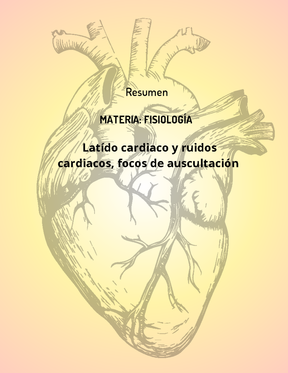 Latído cardiaco y ruidos cardiacos, focos de auscultación - Latído ...