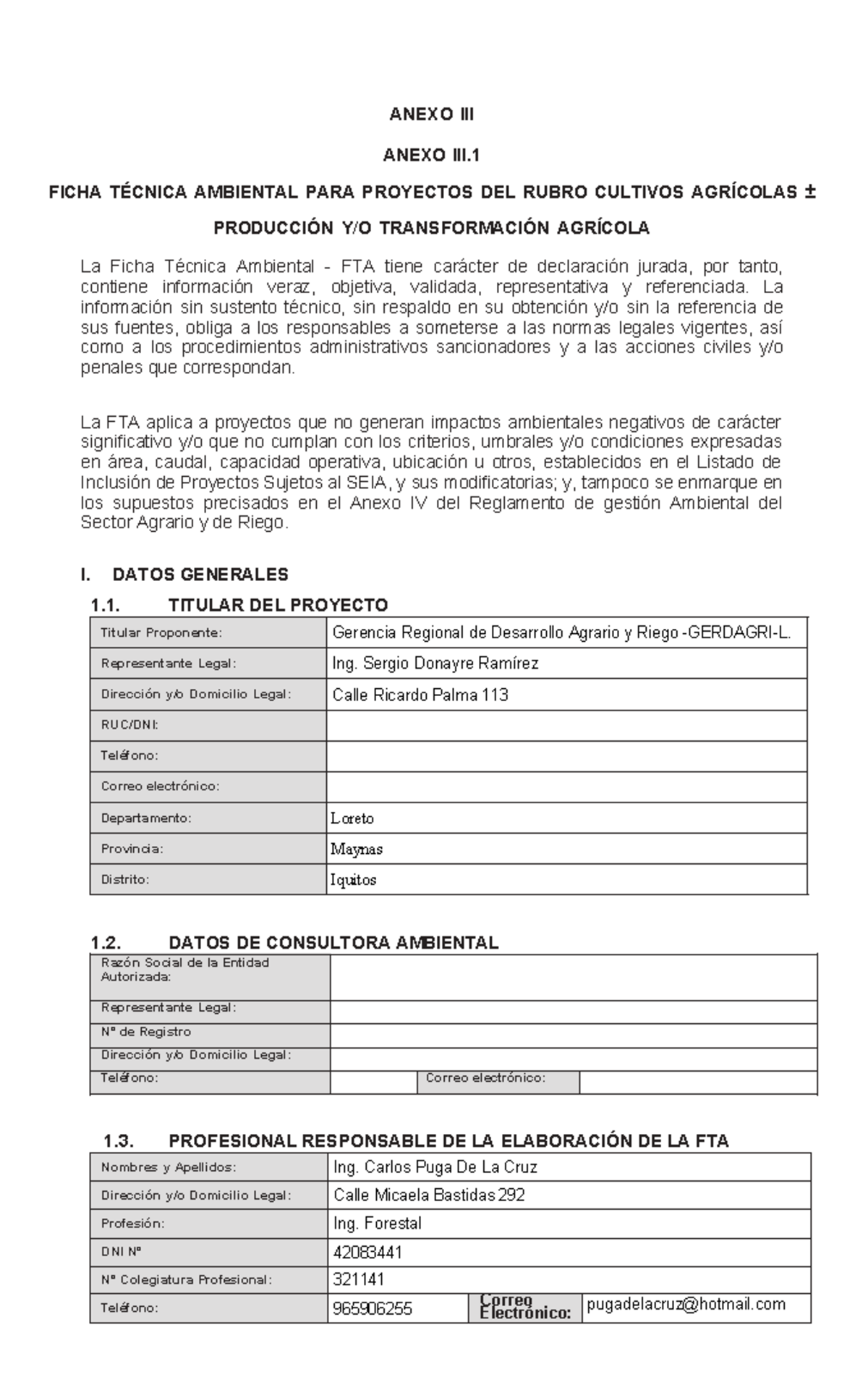Anexo III-PIP Mazan - informe - ANEXO III ANEXO III. FICHA TÉCNICA ...