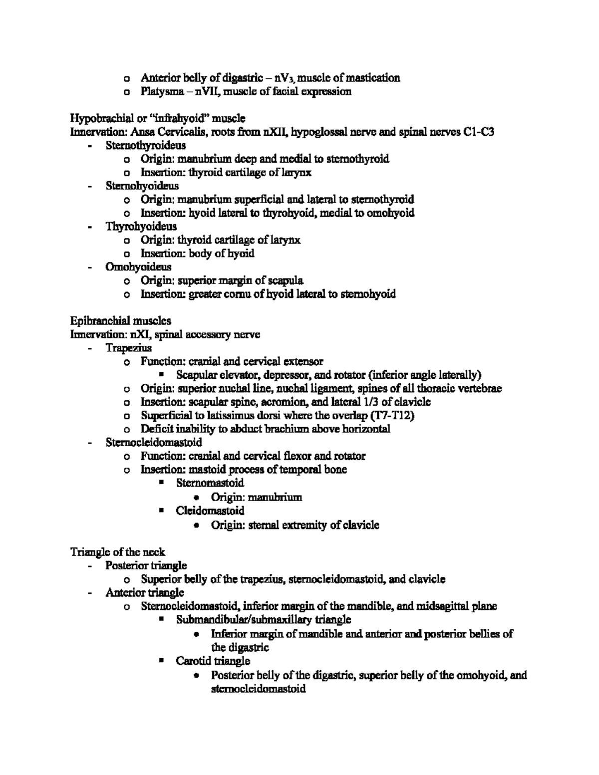 Human Anatomy Study Guide 3 Pg4 BIOL 253 Studocu
