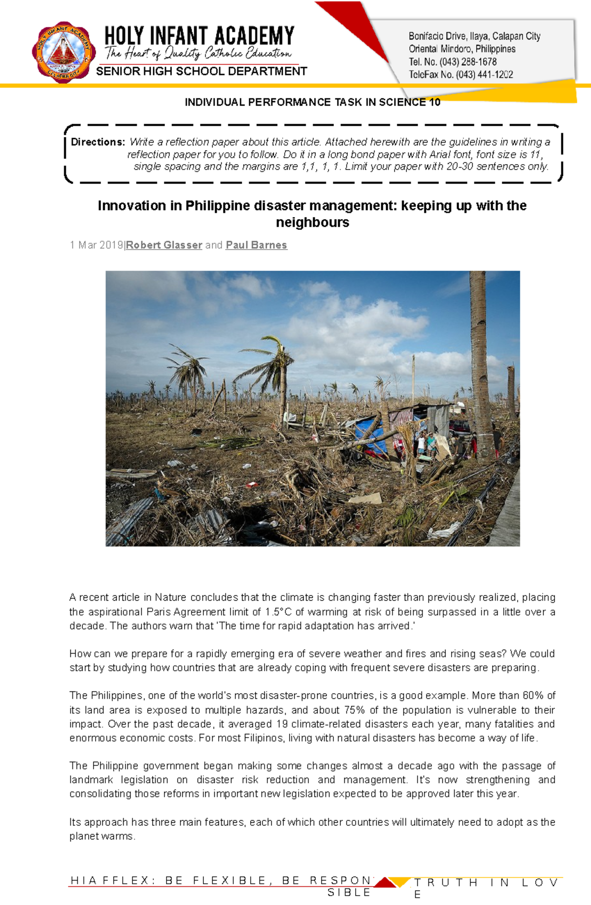 Individual-PETA-in-Science 10 Hernandez - H I A F F L E X : B E F L E X ...