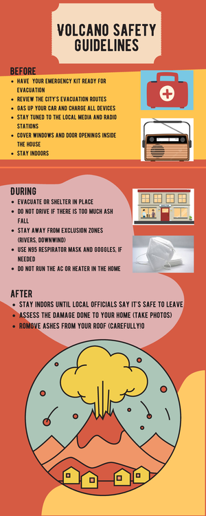 Blue Modern Natural Disaster Prevention Infographic - SAFETY TIPSSAFETY ...