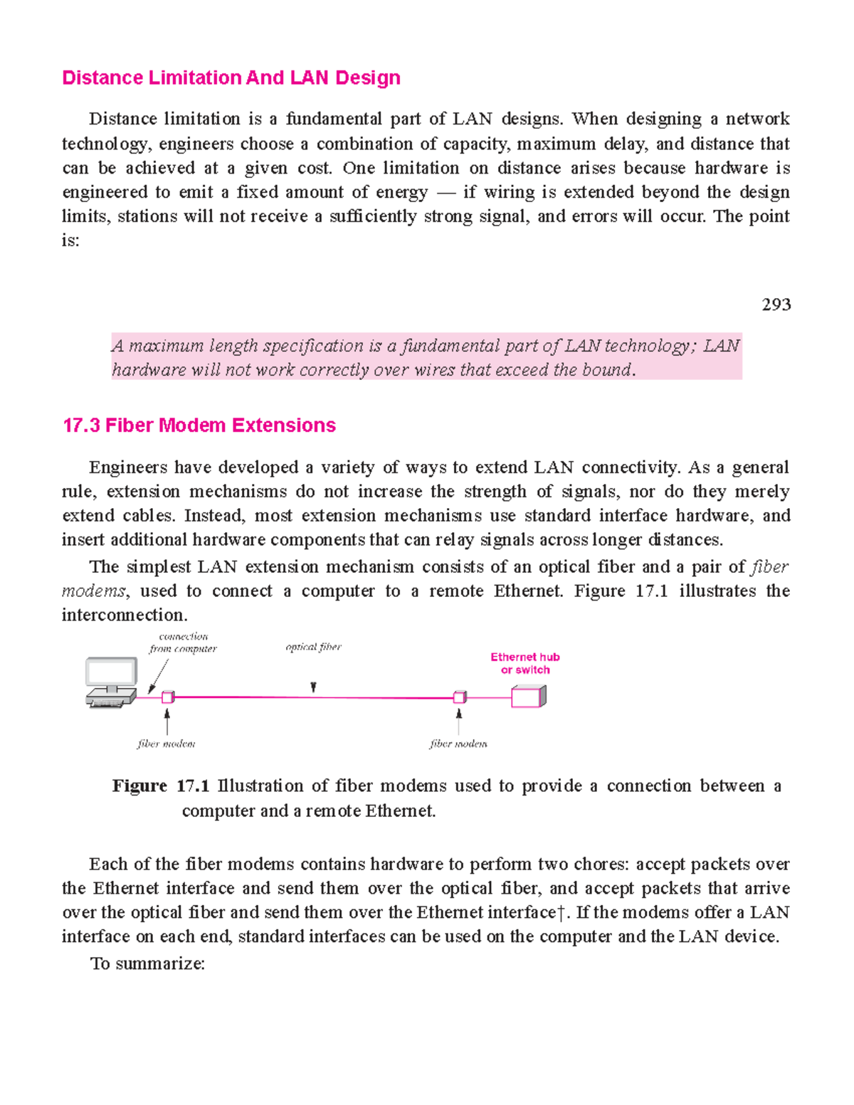 Distance Limitation And LAN Design - Distance Limitation And LAN Design ...