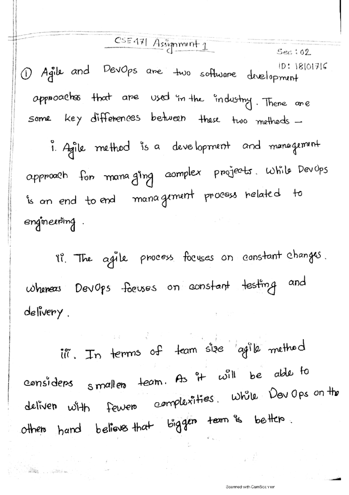 CSE471 Assignment 1 18101716 Kashfia Hasan sec2 - computer networking - Studocu