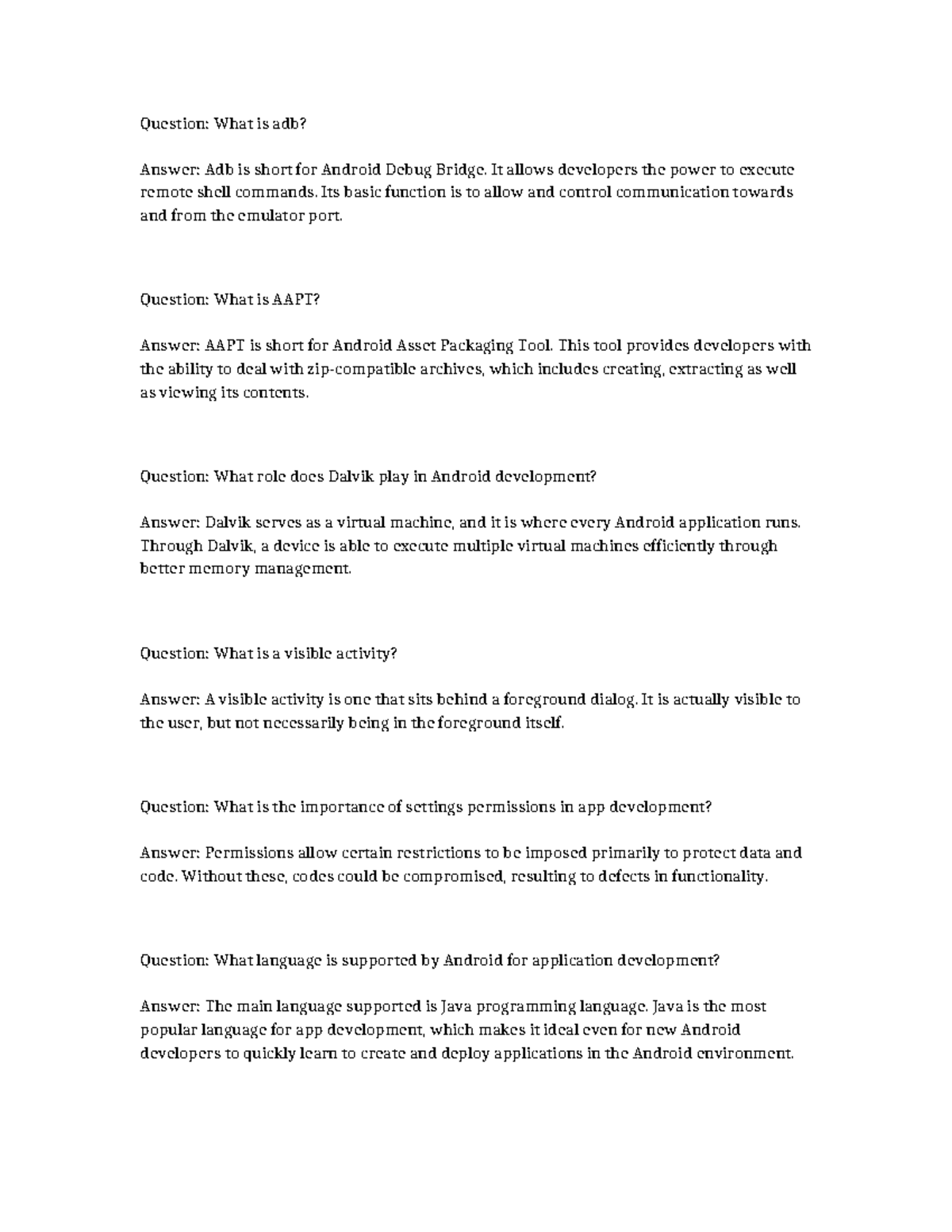 Eye-servant self-alighing reawaking - Question: What is adb? Answer ...