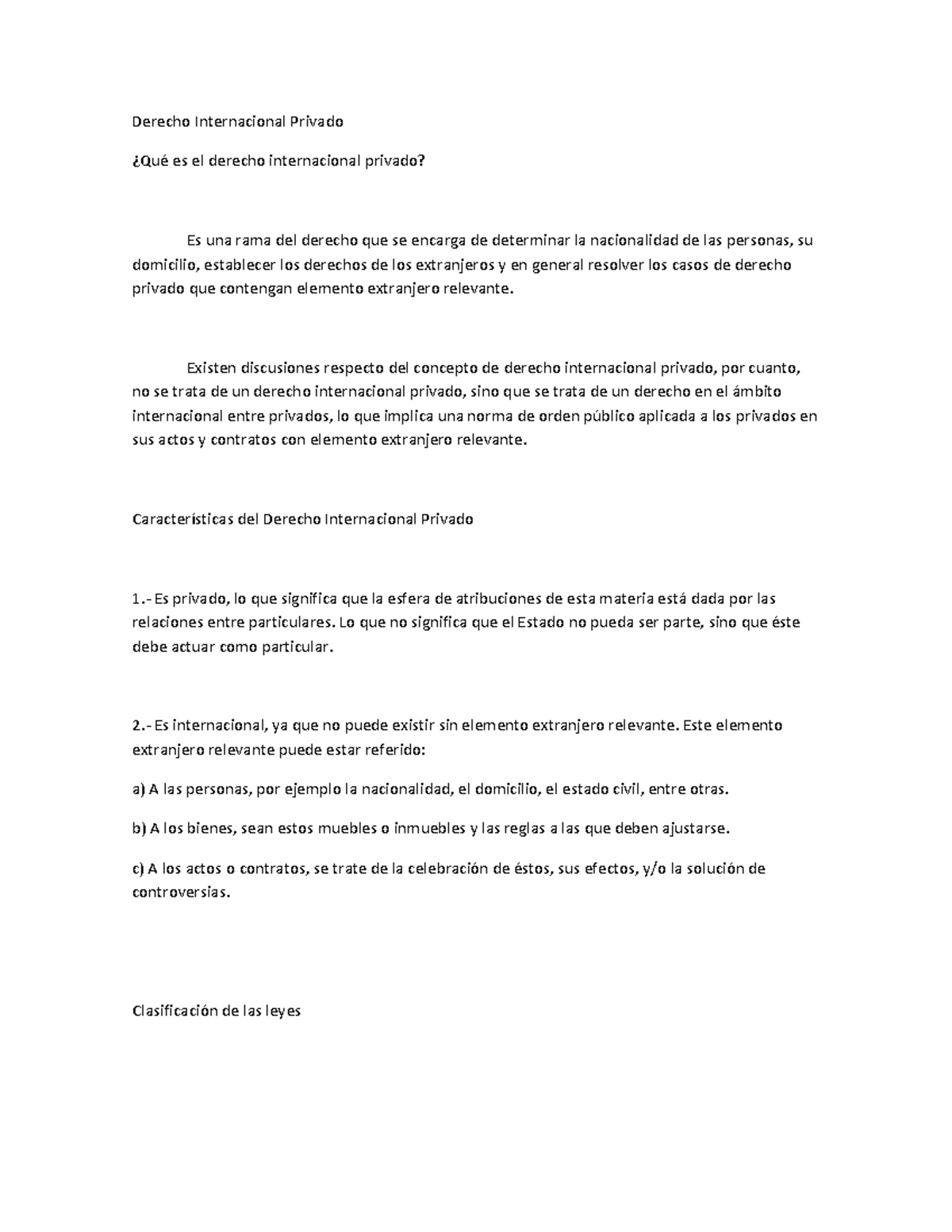 Derecho Internacional Privado Introduccion - Warning: TT: undefined function: 32 Warning: TT ...