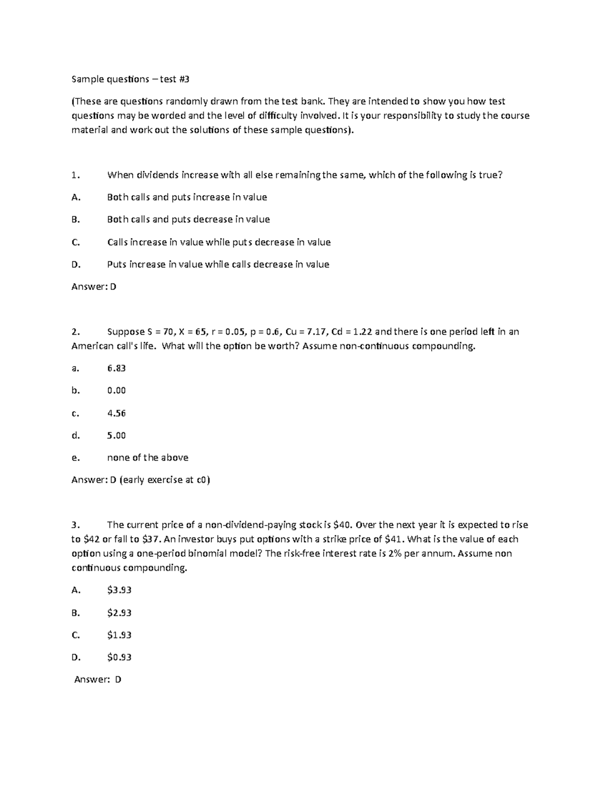 346624183 Sample Questions Test 3 Final 2017 sp - Sample questions ...