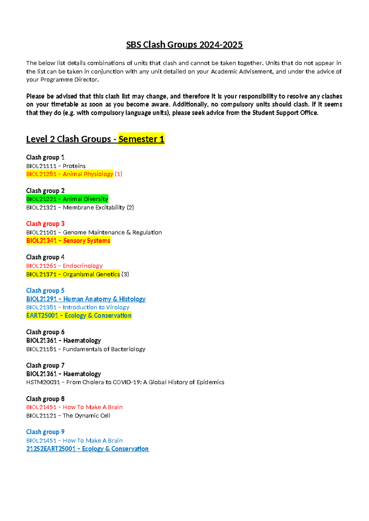 SBS Clash Groups 24-25 2 - SBS Clash Groups 2024- The below list ...