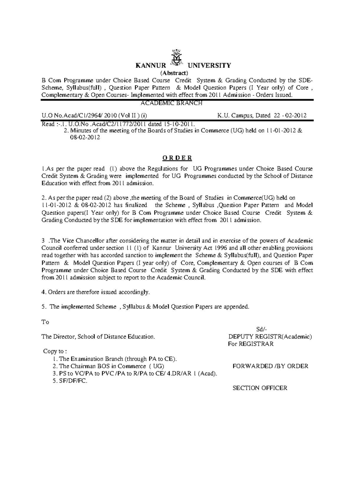 BCom SDE 30 8 18 - Lecture notes - KANNUR UNIVERSITY (Abstract) B Com ...