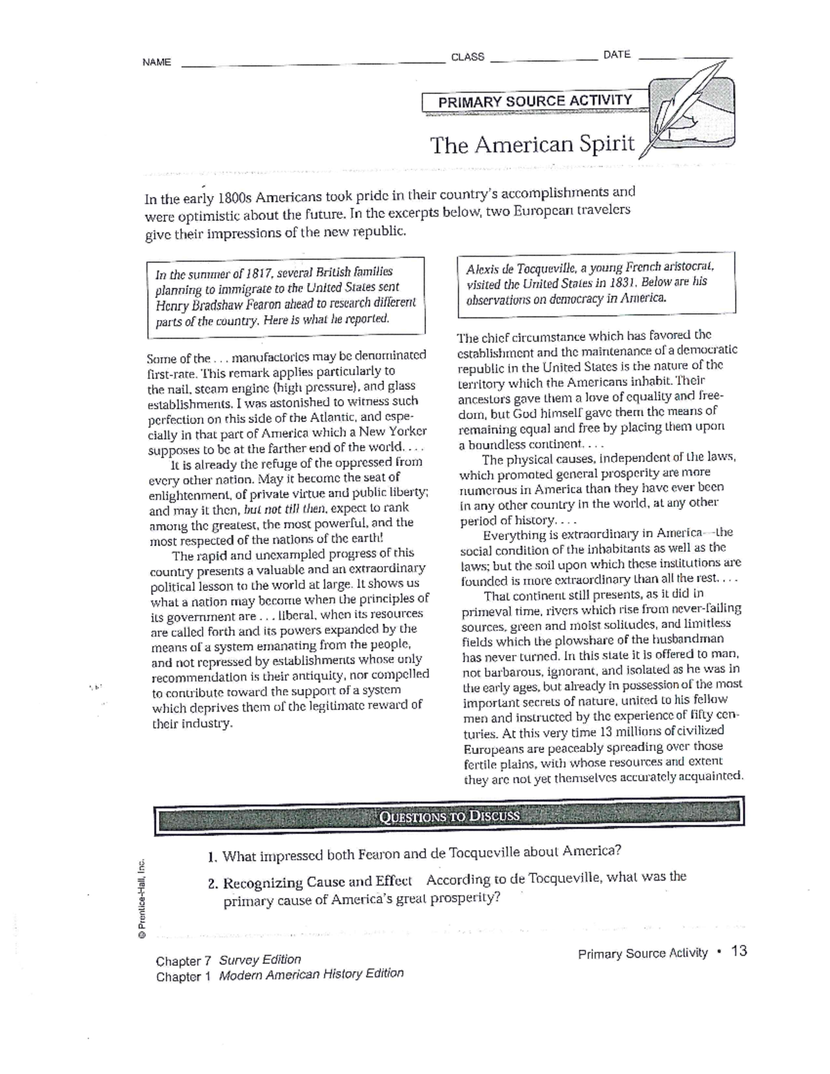 Chapter 7 Andrew Jackson Packet - Studocu