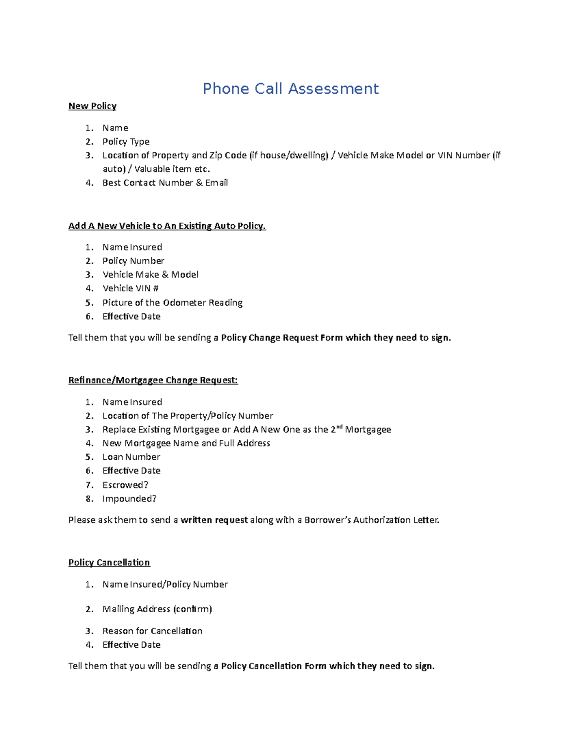 Phone Call Assessment - Best Contact Number & Email Add A New Vehicle ...