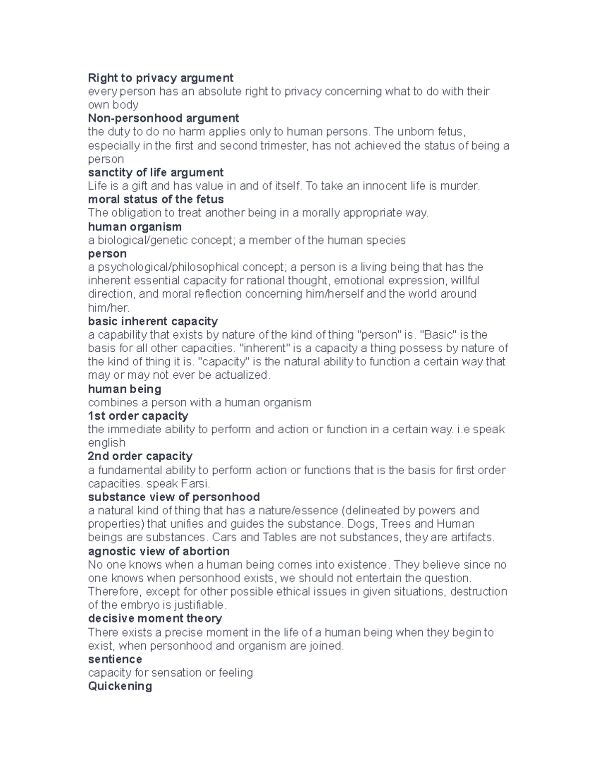 Right to privacy argument - Right to privacy argument every person has ...