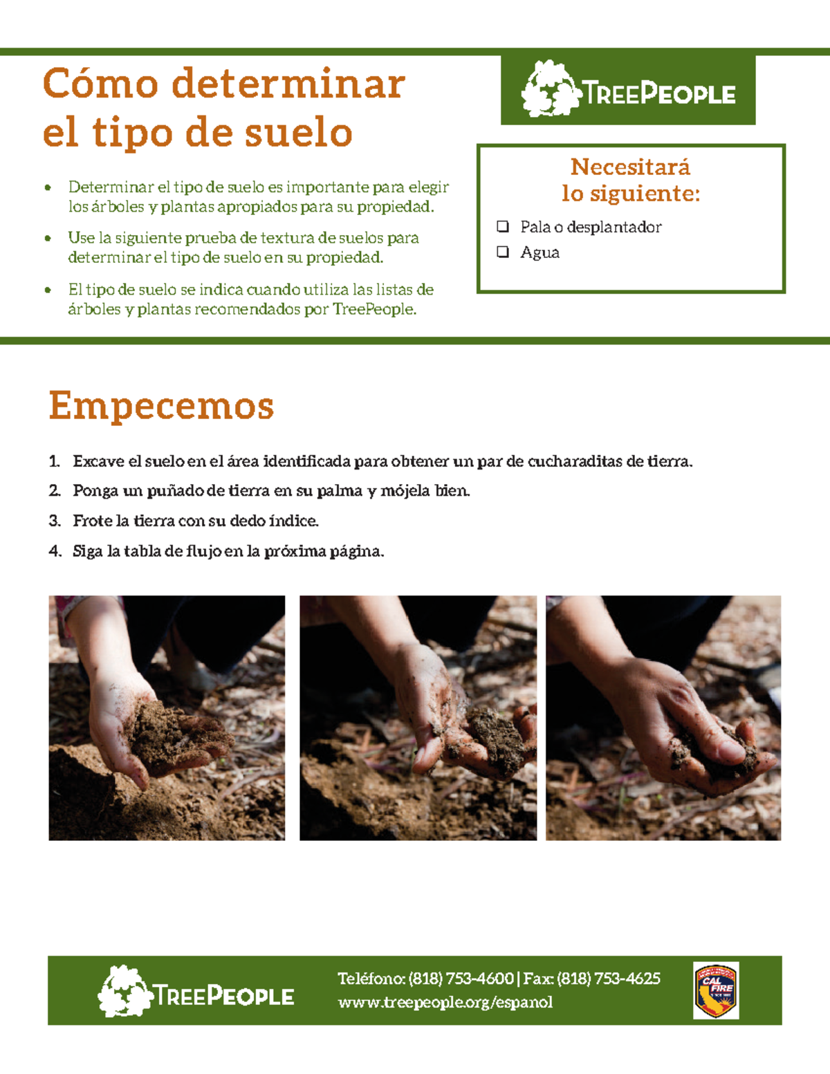 Cómo determinar el tipo de suelo - Excave el suelo en el área ...