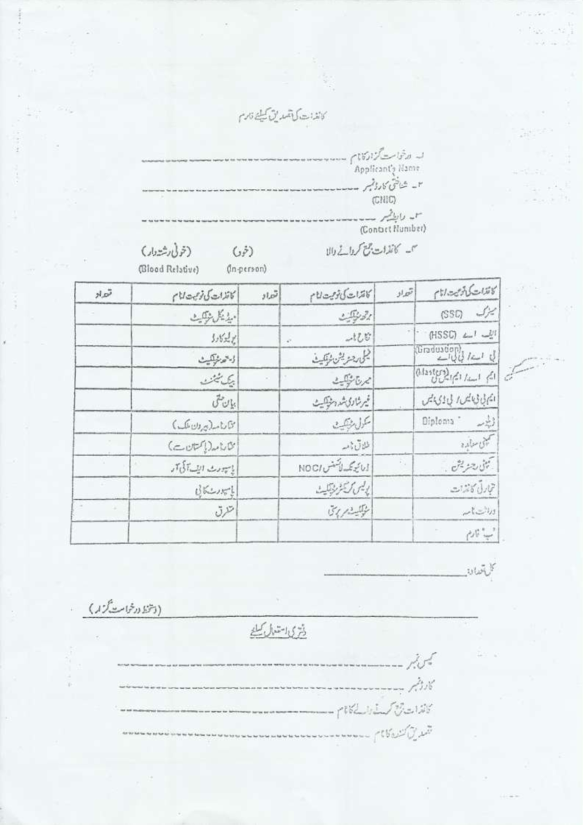 MOFA Documents Attestation FORM - Assignments - Studocu