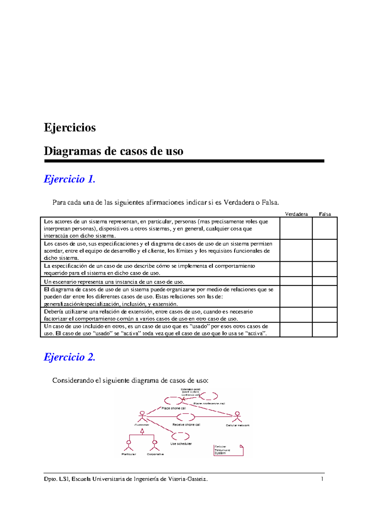 Ejercicios Diagrama de Casos de uso UML - Ejercicios Diagramas de casos ...