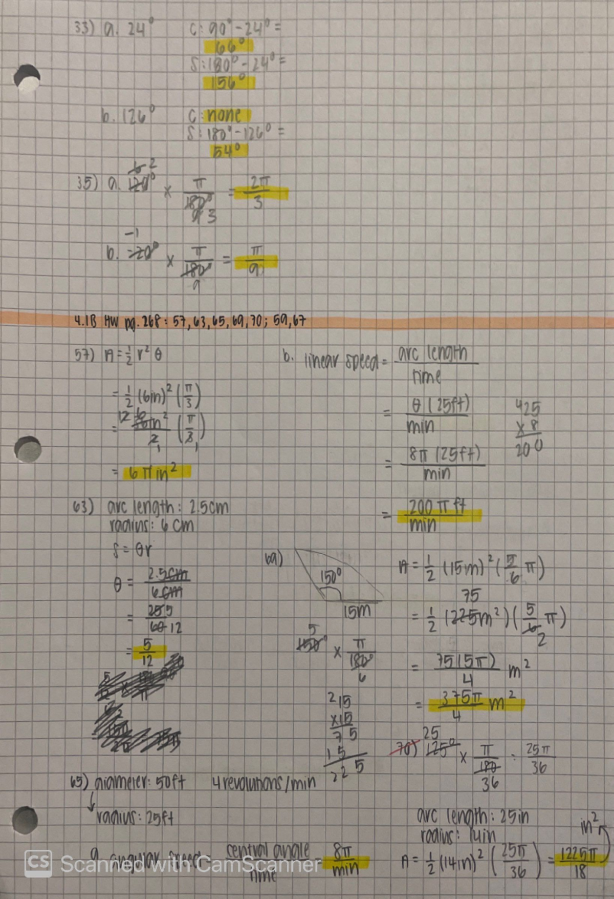 Ch. 4 Notes, HW, and Review - Studocu