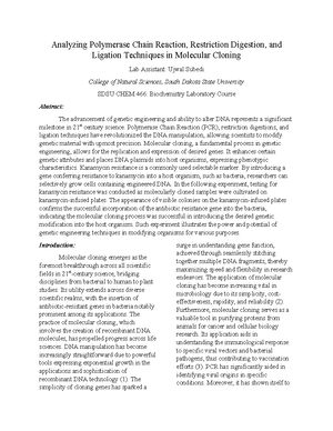 Enzyme Kinetics lab report 2 - Enzyme Kinetics Martee Larson , Lauren ...