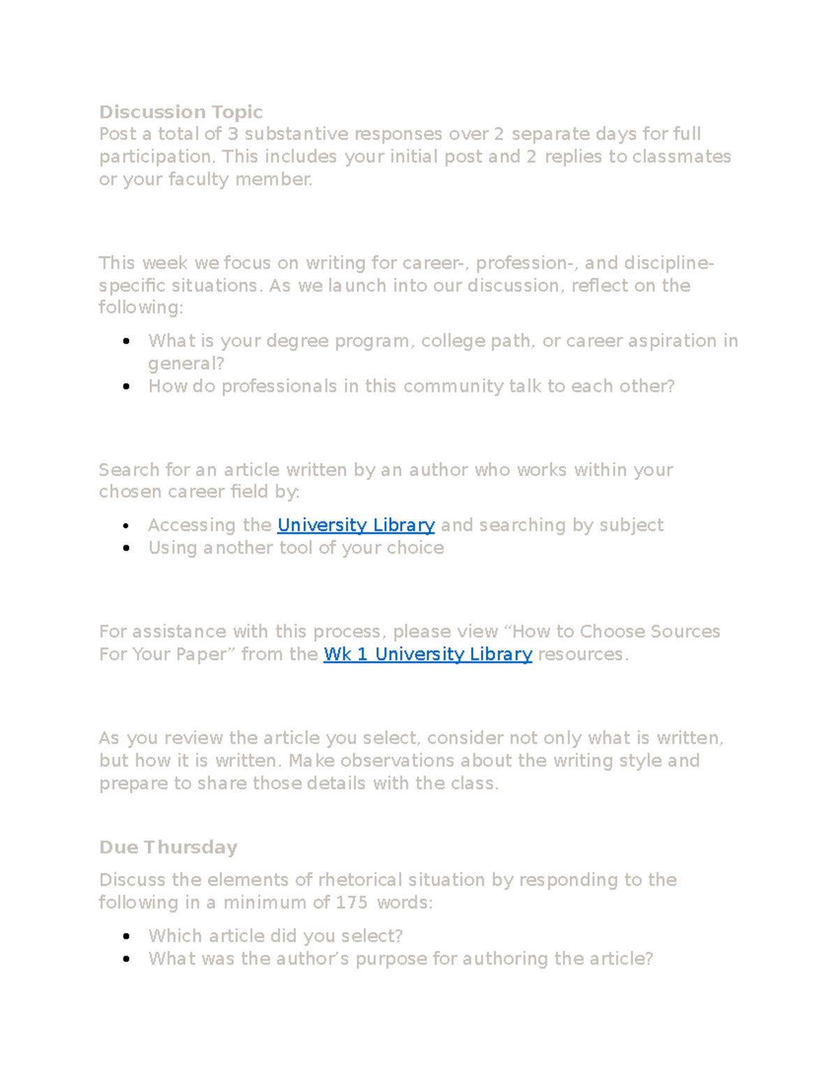 Wk 2 Discussion - Credible Research - Discussion Topic Post a total of ...