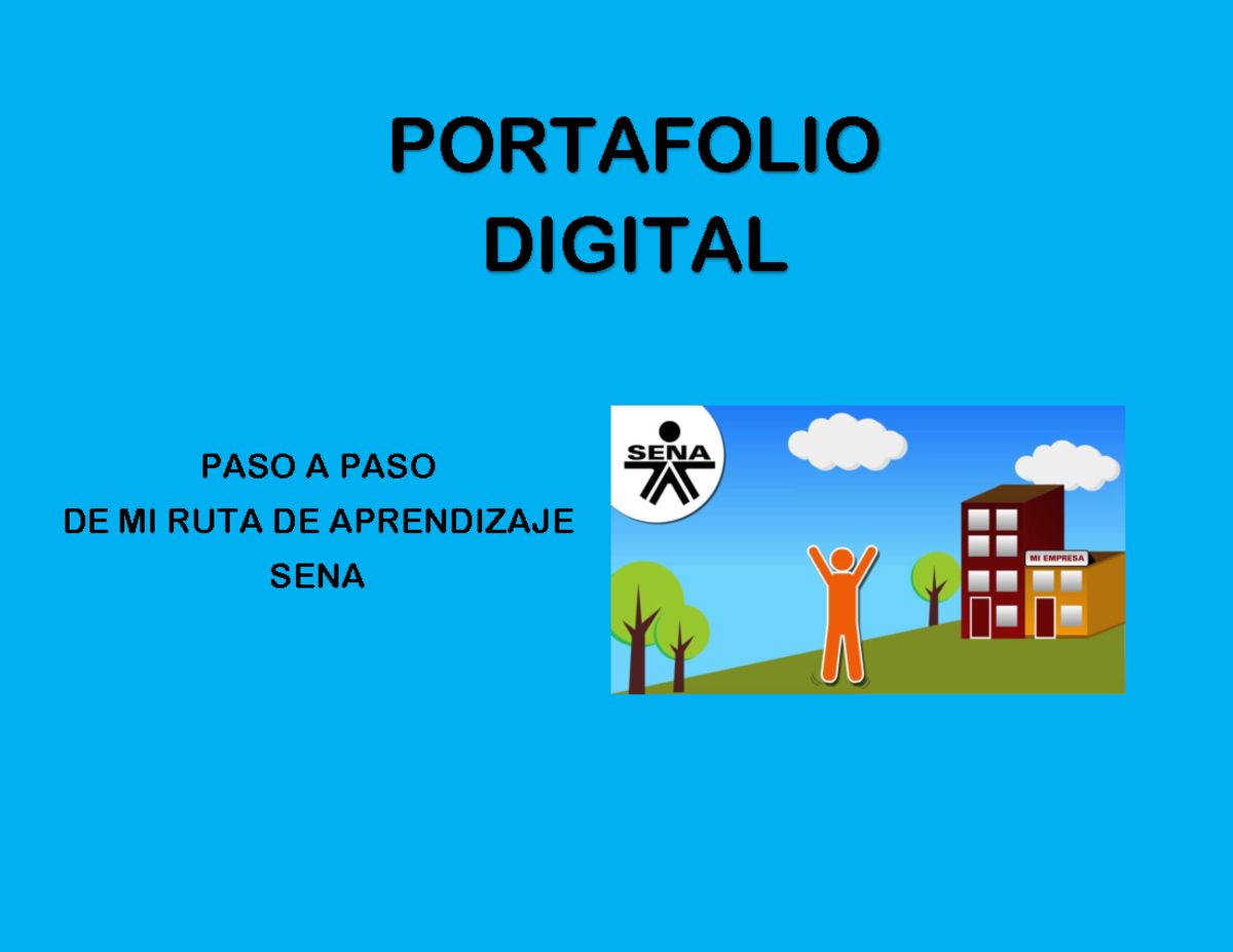 Portafolio - adso - PORTAFOLIO DIGITAL PASO A PASO DE MI RUTA DE APRENDIZAJE SENA Índice ...
