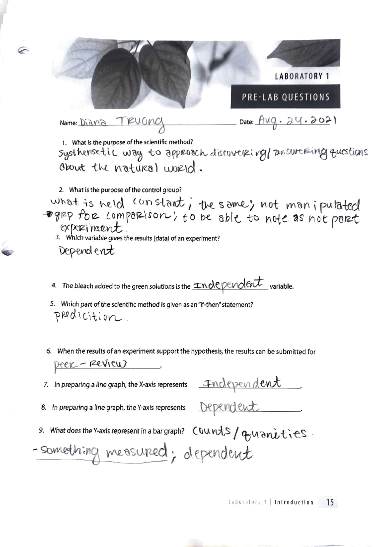 Gen bio lab 1 - Lab - BIO 101 - Studocu