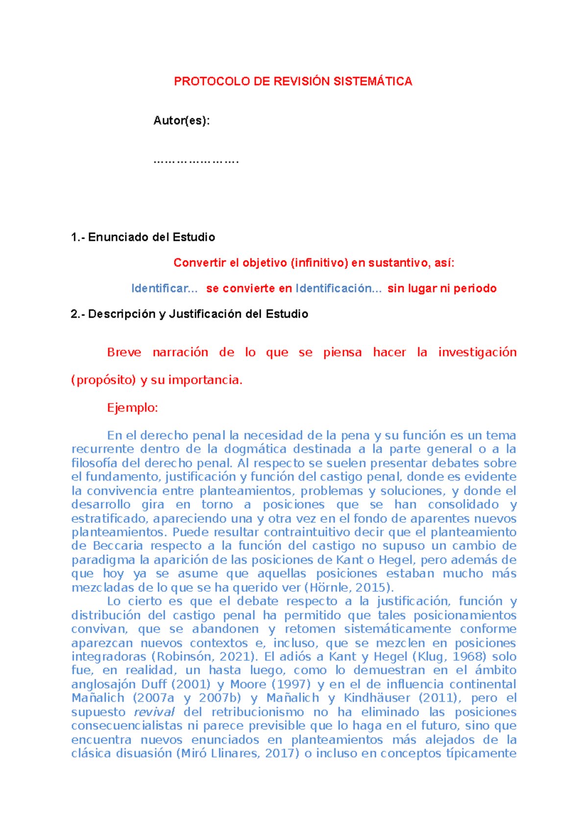 SEM2 Protocolo de RSL - PROTOCOLO DE REVISIÓN SISTEMÁTICA Autor(es): ...................... 1 ...