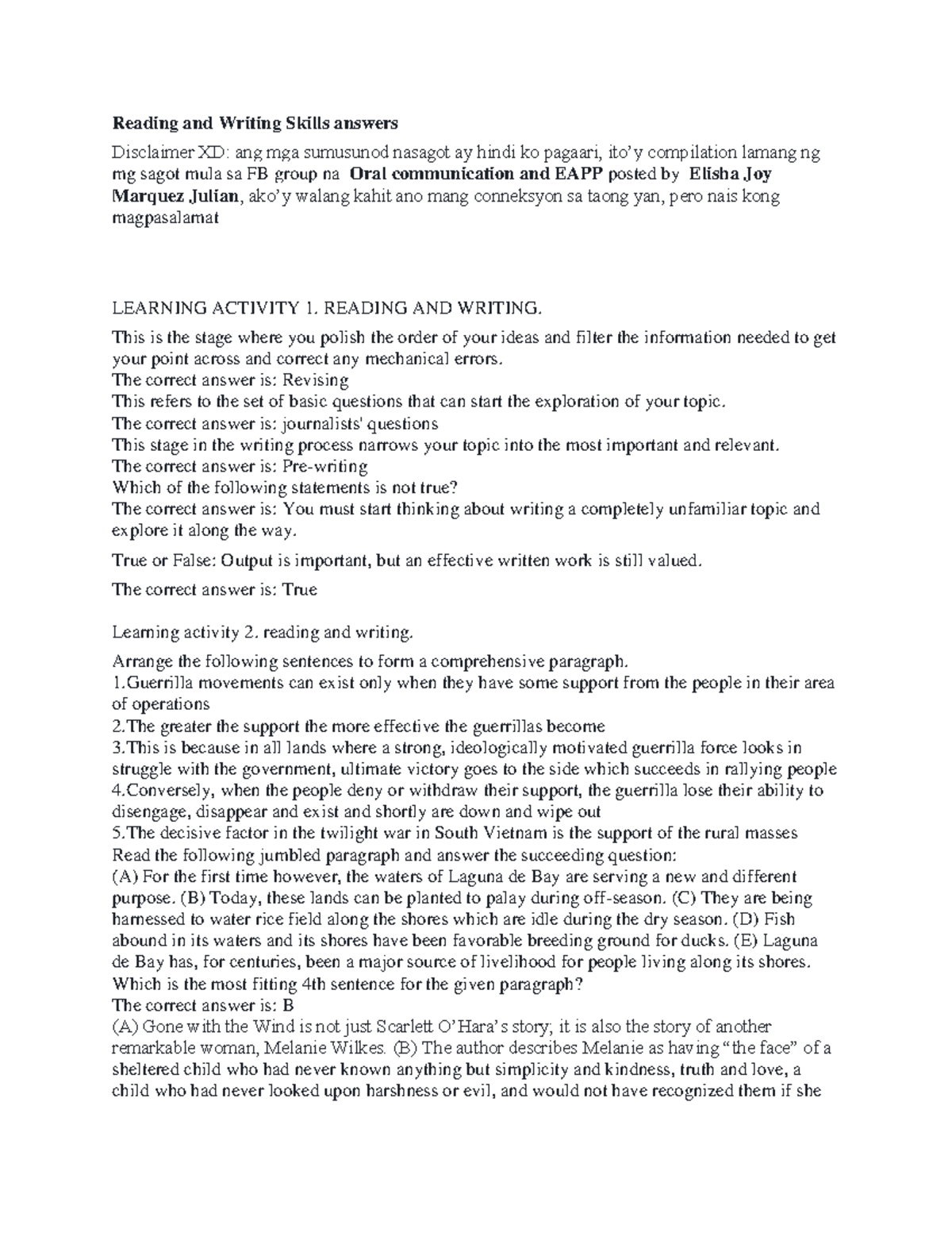 Reading and writing engl 112 lec 1822s grade 11docx pdf free - Reading ...