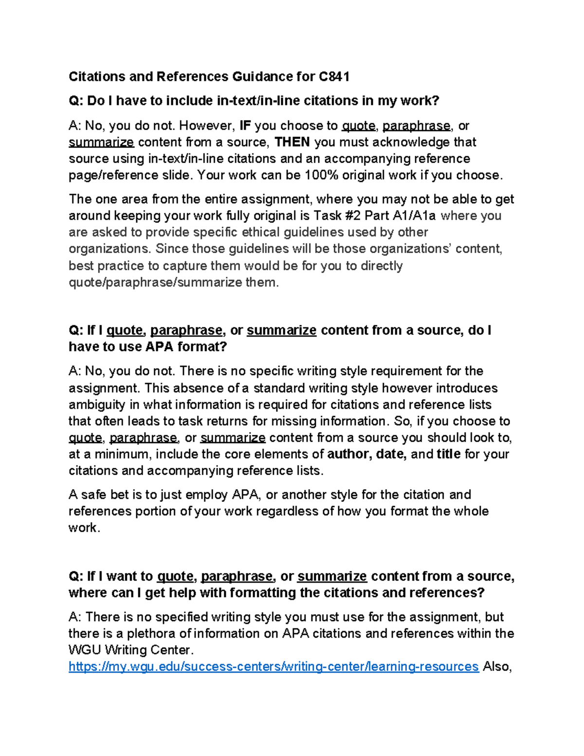 5. Citations and References FAQ - Citations and References Guidance for ...