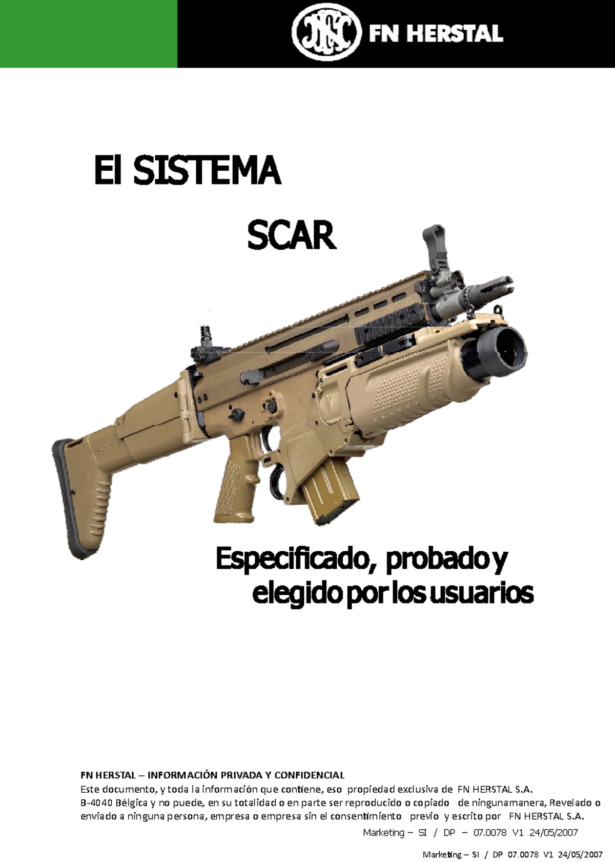 Fusil scar - El SISTEMA SCAR Especificado, probado y elegido por los ...