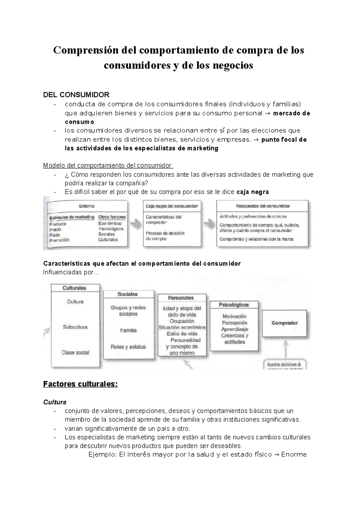 Capítulo 5 Funda Marketing - Comprensión del comportamiento de compra ...