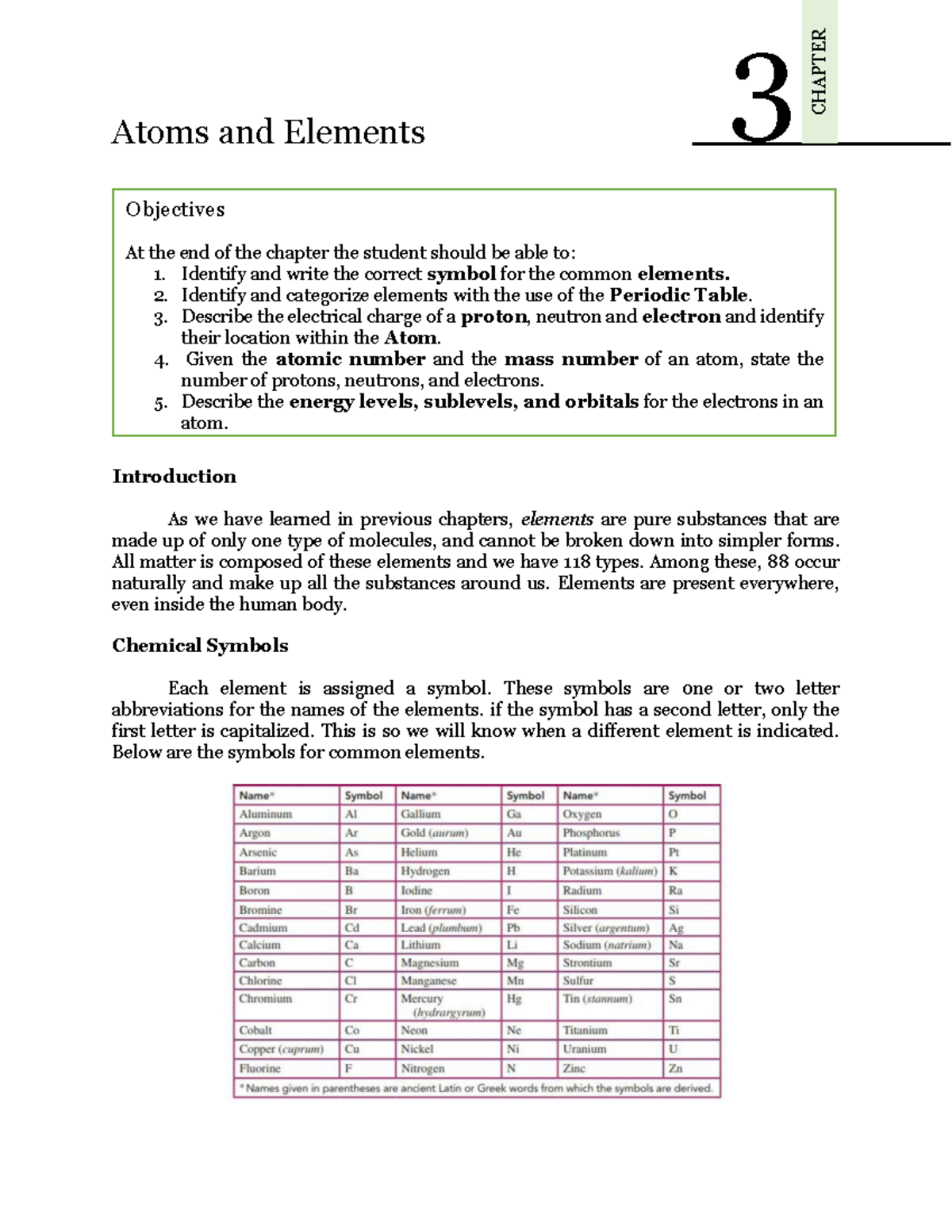 Atoms-and-Elements - n/a - Atoms and Elements Introduction As we have ...