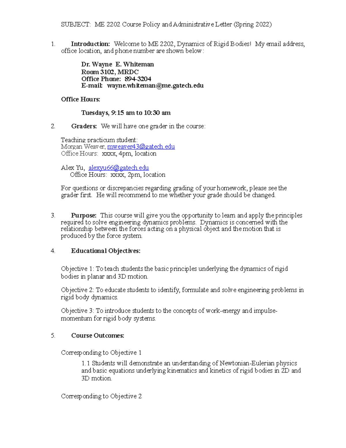 Syllabus Me2202 Spring 22 Deprecated Api Usage The Svg Back End Is No Longer Maintained And