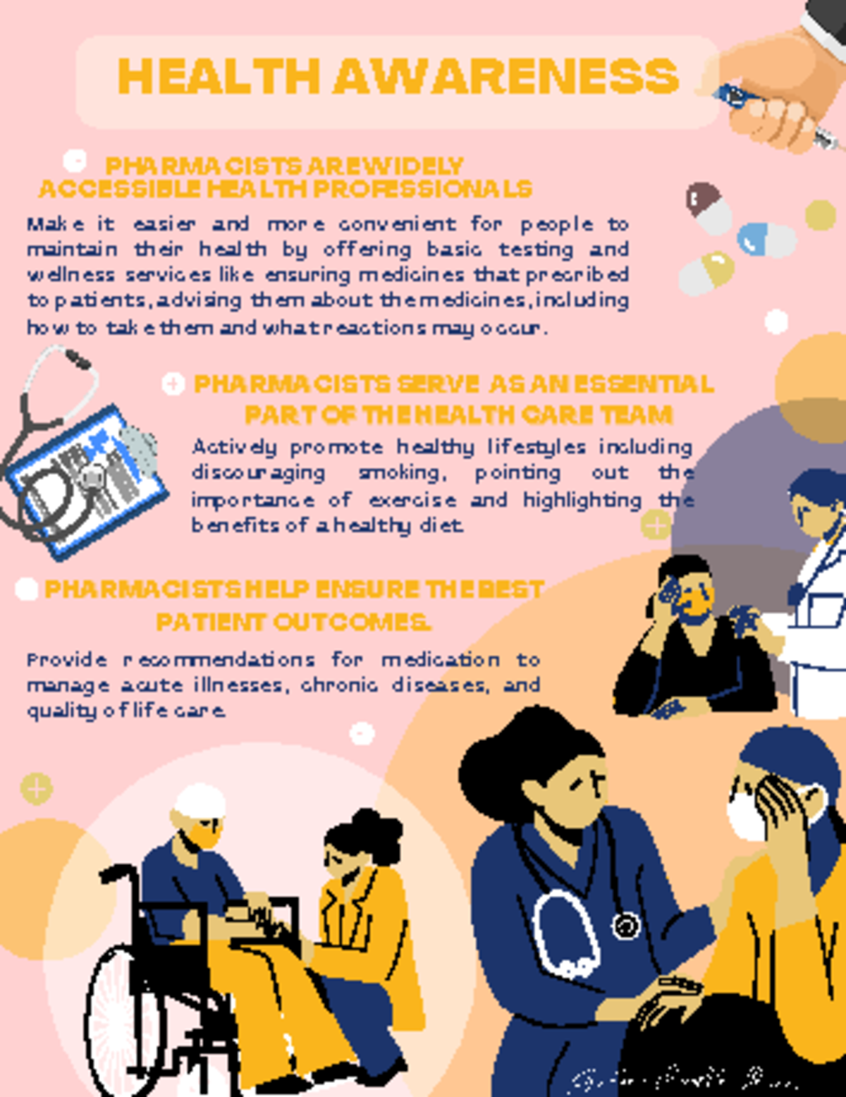 Advocacy Poster - PHARMACISTS ARE WIDELY ACCESSIBLE HEALTH ...