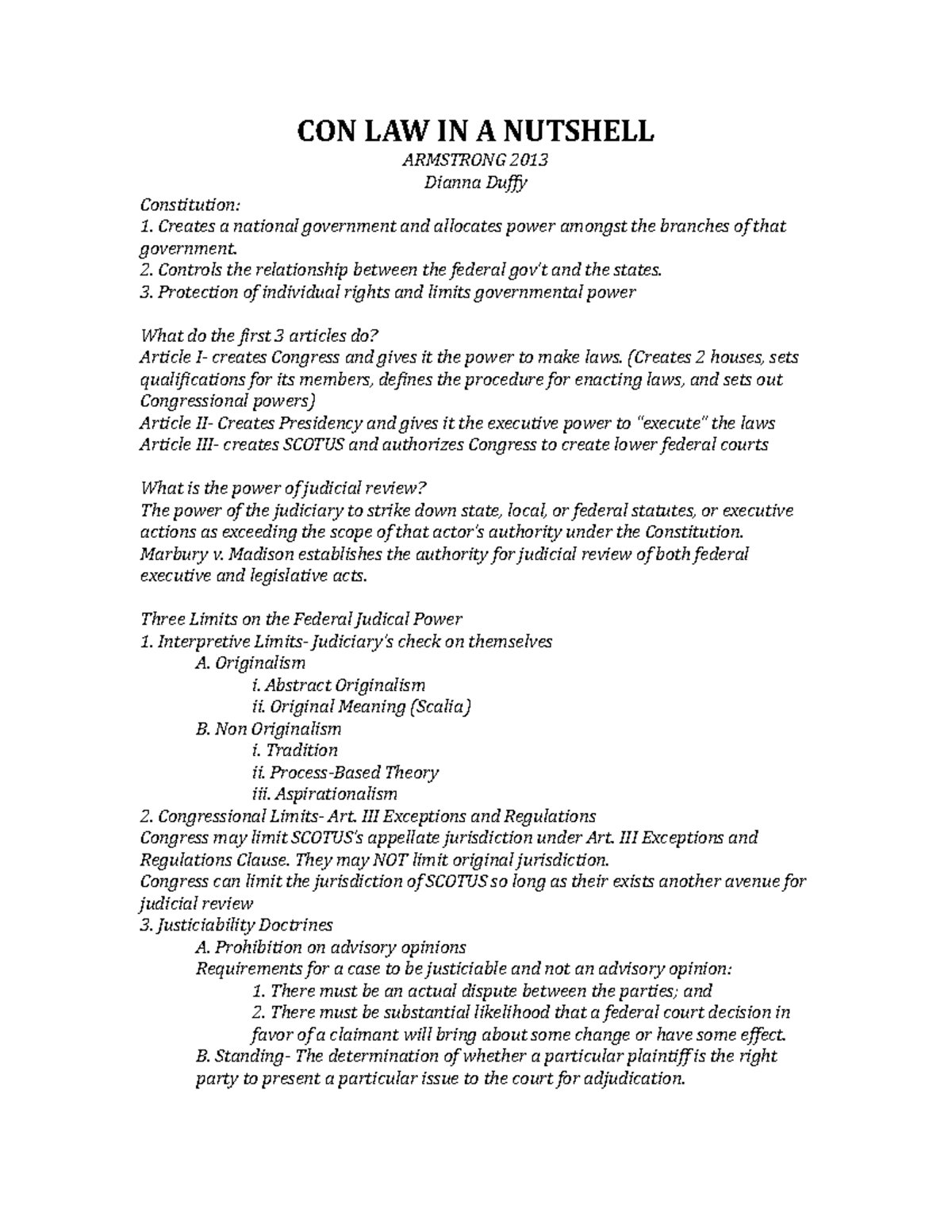 CON LAW IN A Nutshell copy - CON LAW IN A NUTSHELL ARMSTRONG 2013 ...