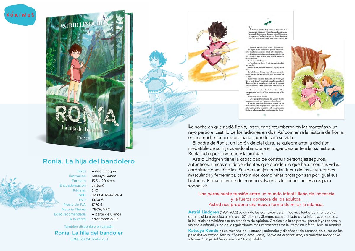 Ficha ronia la hija del bandolero - Ronia. La hija del bandolero ...