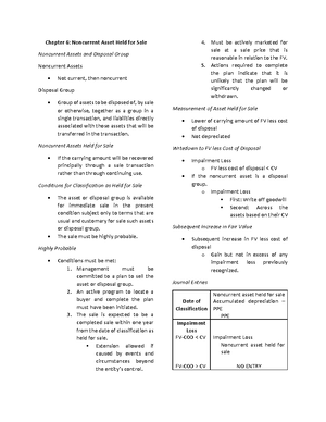 Module 1.2 Financial Statements Part 2 (Notes) - Chapter 3: Notes to ...