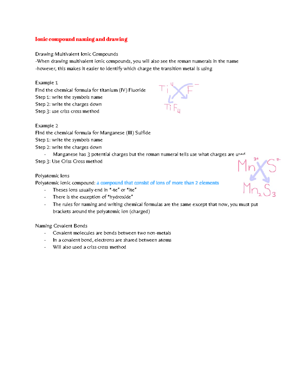 Grade 11 chem ionic compounds - Ionic compound naming and drawing ...