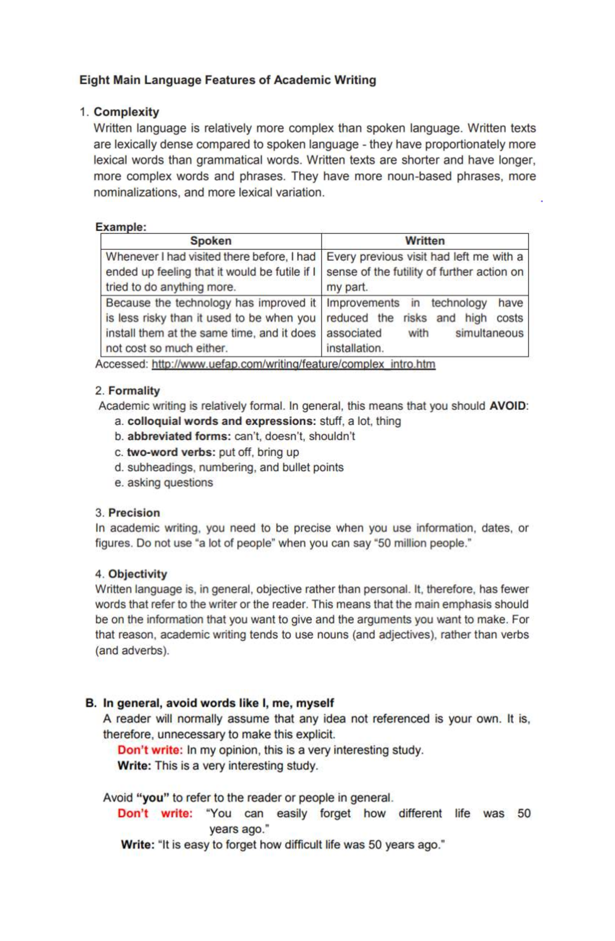 8-language-features - Good luck! - English Language Study - Studocu